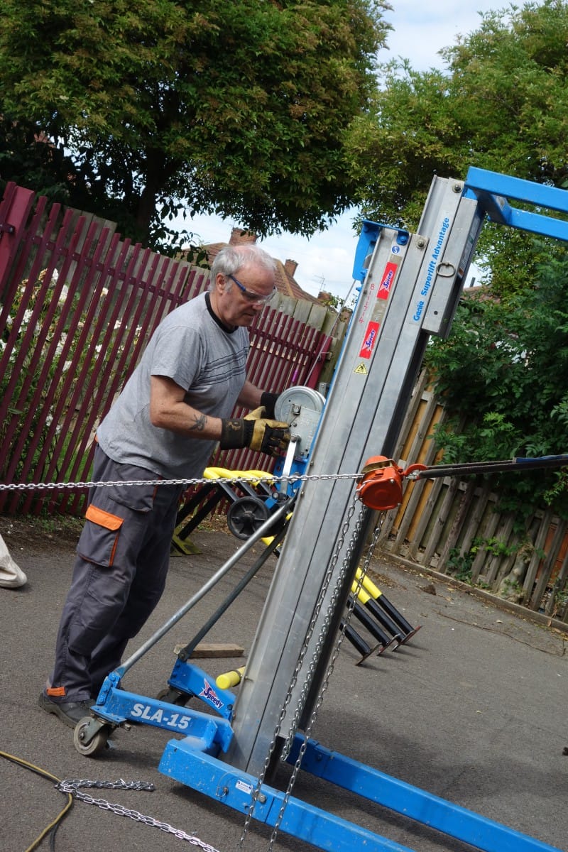 NETA experts give school bike shelter a lift | Neta Training Group