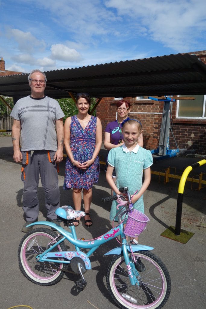 NETA experts give school bike shelter a lift | Neta Training Group