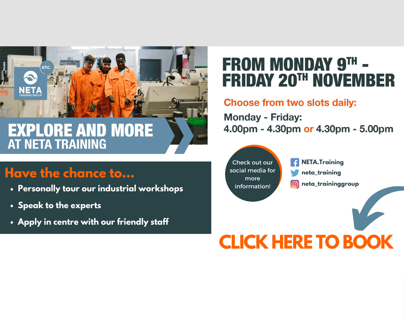 Engineering Study Programmes | Neta Training Group